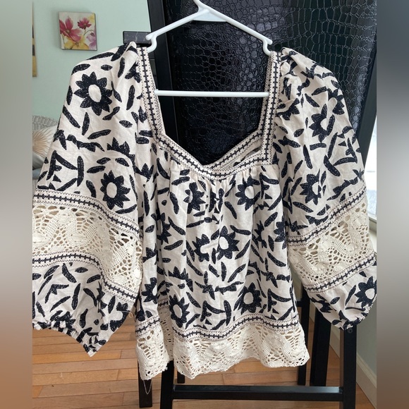 Christian Siriano | Tops | Christian Siriano Crop Top Embroidered Lace ...